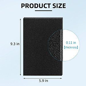HAPF600 HEPA Filter Replacement for Holmes Air Purifier Filter B - Compatible with HAPF8650 HAP615 HAP625 HAP650 HAPF600D-U2 (3 HEPA Filters & 3 Carbon Pre-filters)