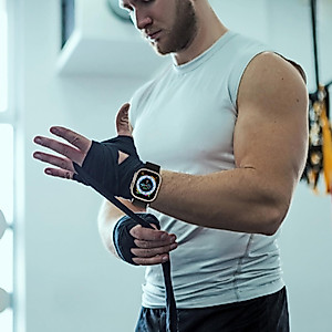 6 Pack Ocean Band Compatible with Apple Watch Band Ultra 49mm for Women Men, Silicone Adjustable Sport Band with Metal Buckle for Apple Watch iWatch Series Ultra Strap (Black/Midnight/White/Deep