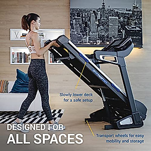 XTERRA Fitness TRX5500 Premium Performance Series Folding Treadmill, Large XTRASoft Cushioned Running Deck, LCD Display, Handlebar Speed and Incline Controls, Variety of Programs, FTMS Bluetooth