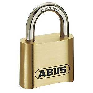 Abus 180IB/50 B 2-Inch All Weather Solid Brass 4-Dial Resettable Combination Padlock with Stainless Steel Shackle