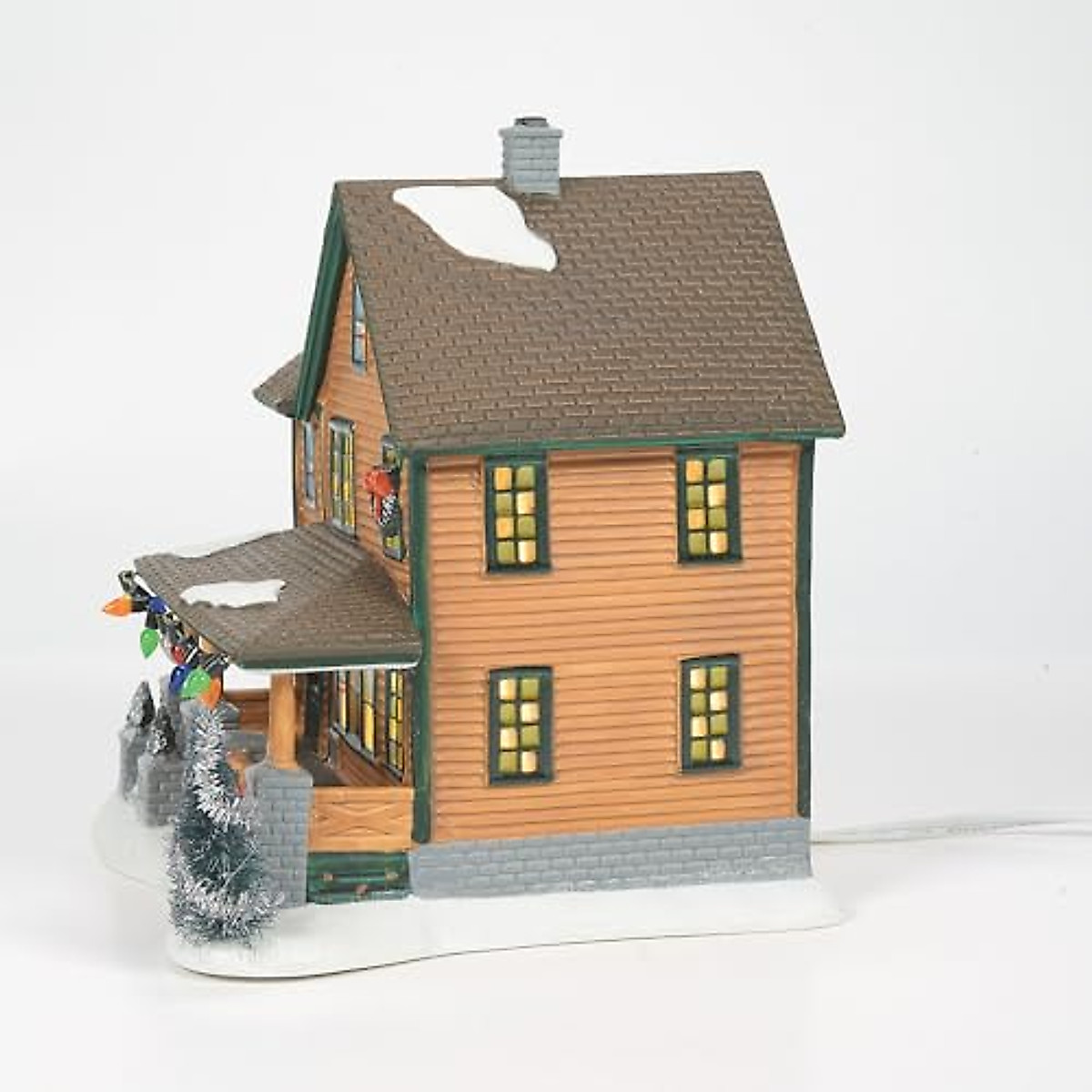 Department 56 Christmas Story Village Ralphies House Lit Building, 7.24 Inch, Multicolor