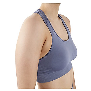 Pretty Polly Women's Eco Active Wear Crop Top, Purple (Blueberry), Small/Medium