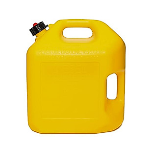 Midwest Can Company 8610 EPA & CARB Compliant 5 Gallon Diesel Can Fuel Container with Flame Shield Safety System and Auto Shut Off (4 Pack)