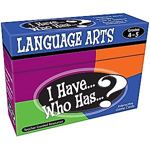 Teacher Created Resources 4&5 I Have Language Arts Game, Multi, 5.5 x 1.75 x 4 inches