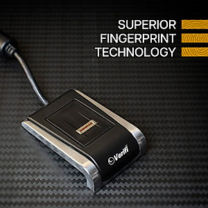Verifi P2000 Desktop USB Fingerprint Reader - Windows Hello, Windows Password Free Operation
