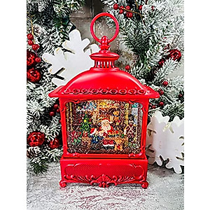 Toy Workshop Lighted Snow Lantern 10.625"