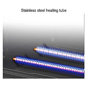 MODADA Electric oven home 19 liters mini oven adjustable temperature 0-250 ℃ and 60 minutes timer three baking position home baking electric oven baking cake bread pie multifunctional function unified