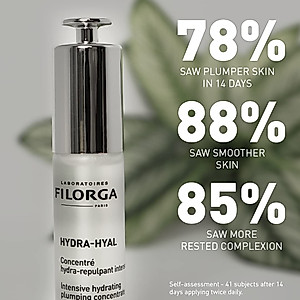Filorga Hydra-Hyal Intensive Hydrating & Plumping Face Serum Treatment, Concentrated with Hyaluronic Acid for Anti Aging Skin Brightening and Moisturizing, 1 fl. oz.