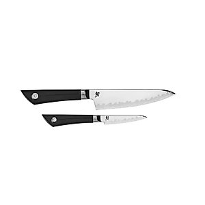 Shun Sora VB0706 8 inch Chef Knife & VB0700 3.5" Pairing Knife NSF Certified Cutlery Handcrafted in Japan