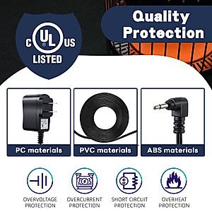 Dreyoo 1 Pack Power Adapter Tools Improvement Compatible with Mr. Heater Big Buddy Heater, 6V 800mA AC to DC Replacement Power Cord Heater Accessories, 6.7 FT Long for HVAC Building Supplies Heaters