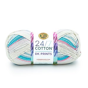 Lion Brand Yarn 24/7 Cotton Dk Yarn, 1 Pack, Magical