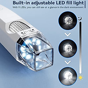 KXDFDC 2MP 1080P WiFi Electron Microscope USB Mobilephone Computer Connecting Microscope Photo Video Portable Electron Microscop