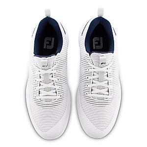 FootJoy Men's FJ Flex XP Previous Season Style Golf Shoes, White, 8 W US