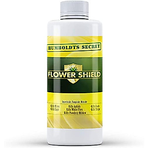 Humboldts Secret Flower Shield – Powerful Insecticide – Pesticide – Miticide – Fungicide – Bug Spray – Spider Spray – Plant and Flower Protection – Healthy Treatment for Pests and Fungus (2 Ounce)