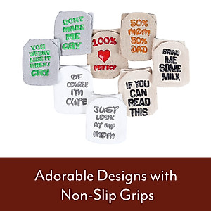 Baby Socks Gift Set - Gender Neutral Baby Shower Gifts and Newborn Essentials Must Haves - Infant Socks by Mommachi