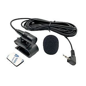 2.5mm Microphone Mic Handsfree Dash Car Stereo Receiver Compatible for Pioneer AVIC-5000NEX AVIC-5100NEX AVIC-5200NEX AVIC-5201NEX AVIC-7200NEX AVIC-8100NEX AVIC-8200NEX AVIC-X850BT AVIC-Z110BT