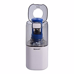 Westcott iPoint® Aura Electric Pencil Sharpener, Assorted Colors (17214)