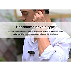 Bluetooth Headset with MIC, Bluetooth 5.1 Bluetooth earpiece, in-Ear Wireless Earphones for Anti-Loss 2022 Wireless Earbuds Business,Office and Driving.(Black, 30 Days Free Replacement)