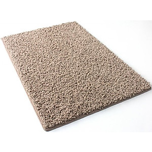 6 Inches x 6 Inches Sample Frieze Shag 32 oz Carpet, Pecan Brown