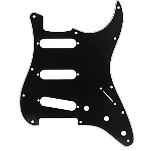 Fender Modern Pickguard, Stratocaster, 11-Hole - Black