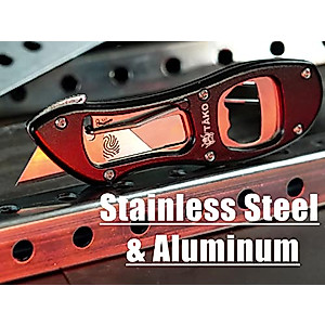 Tako X2- Retractable Utility Knife, Quick Change, Instant Extra Blade Access, Box Cutter, Pocket Knife, Compact