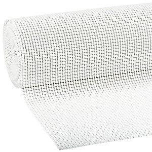 EasyLiner Select Grip Shelf Liner for Drawers & Cabinets - Easy to Install & Cut to Fit - Non Slip Non Adhesive Grip Shelf Liner for Kitchen Drawers, Bathroom, Pantry - 12in. x 24ft. - White