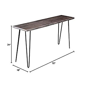 Jofran Nature's Edge Solid Acacia Sofa Counter Height Dining Table