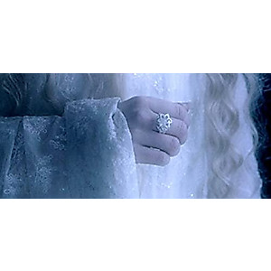 Original 925 Sterling Silver Galadriel Nenya 3ct Lab Diamond Stone Engagement Wedding Ring for Women Party Gift