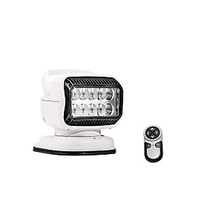 Golight 79014GT Radioray Led Wireless Handheld Remote Magnetic Mount Shoe-White