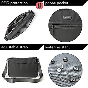 Baggallini womens Crossbody, Grey, One Size US