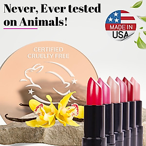 Fifth & Skin BOTANICAL Lipstick (SWEET PEA) | Made in USA | Vegan | Natural | Organic | Cruelty Free | Paraben Free | NO Lead | Moisturizing Color that's Good for your Lips!