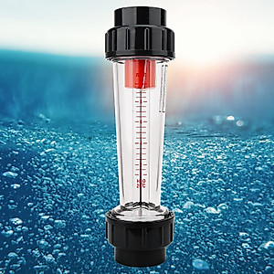 LZS-50（D）Liquid Flowing Rate Gauge 1-10 Tube Type Flowmeter 63mm/2.5in Liquid Flowing Meters Plastic Flat Interface Hydraulic Valve Fittings