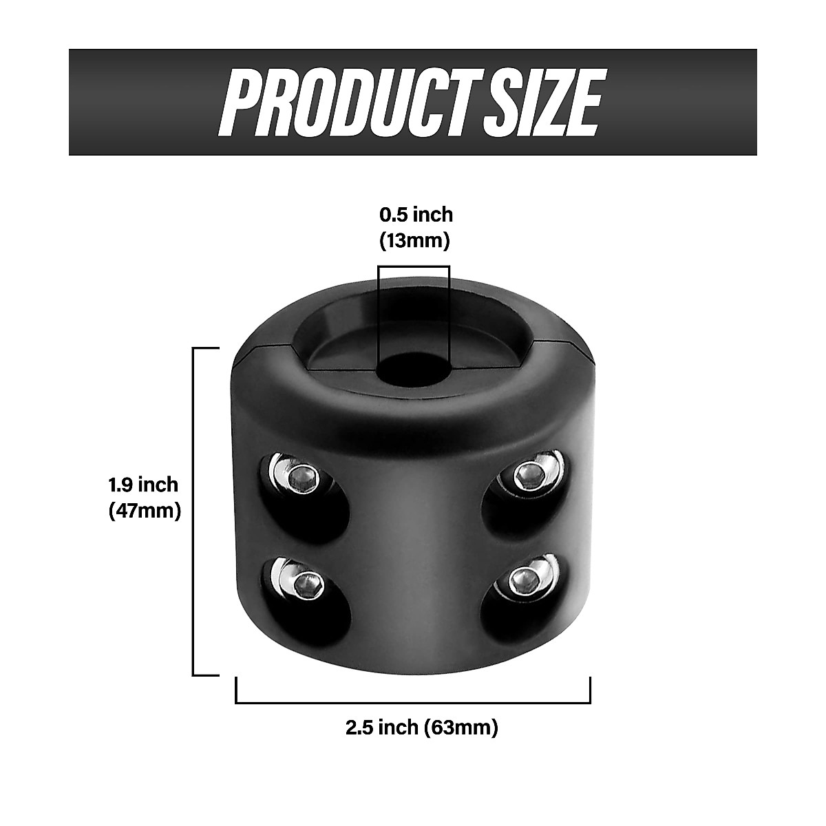 Rubber Winch Stopper,Winch Cable Hook Stopper,Rubber Rope Line Saver,Winch Cable Hook Rubber Stopper with Stainless Steel Screws and Nuts,Rubber Hook Stopper for Synthetic Winch Rope (Black)