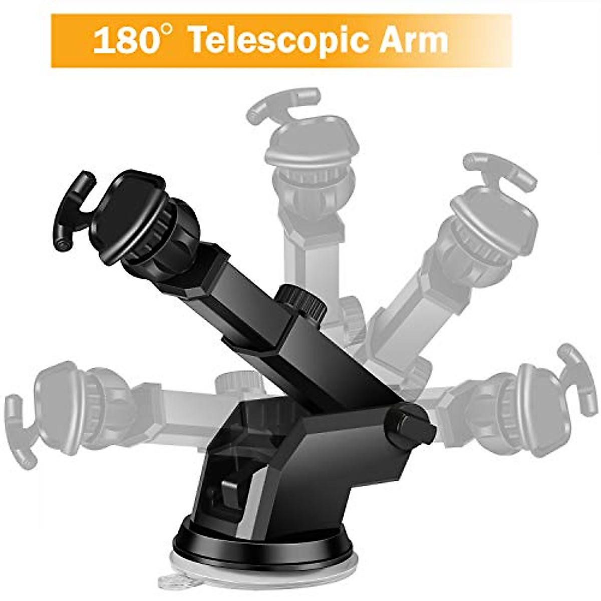 Car Mount Air Vent Cell Phone Holder Pop Cup Suction Car Mount for Collapsible Grip/Socket Mount Dashboard Desk Wall Bracket for GPS Navigation All Smartphones