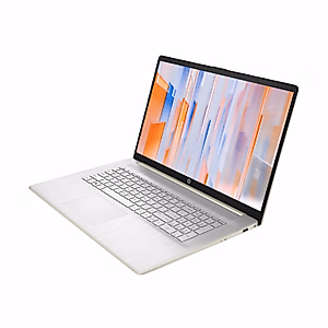HP 17" HD+ Touchscreen Laptop, AMD Ryzen 3 5300U Processor,16GB RAM, 1TB PCIe SSD, Wi-Fi 6, Backlit Keyboard, Fingerprint Reader, HDMI, Webcam, Bluetooth, Windows 11, Pale Rose Gold
