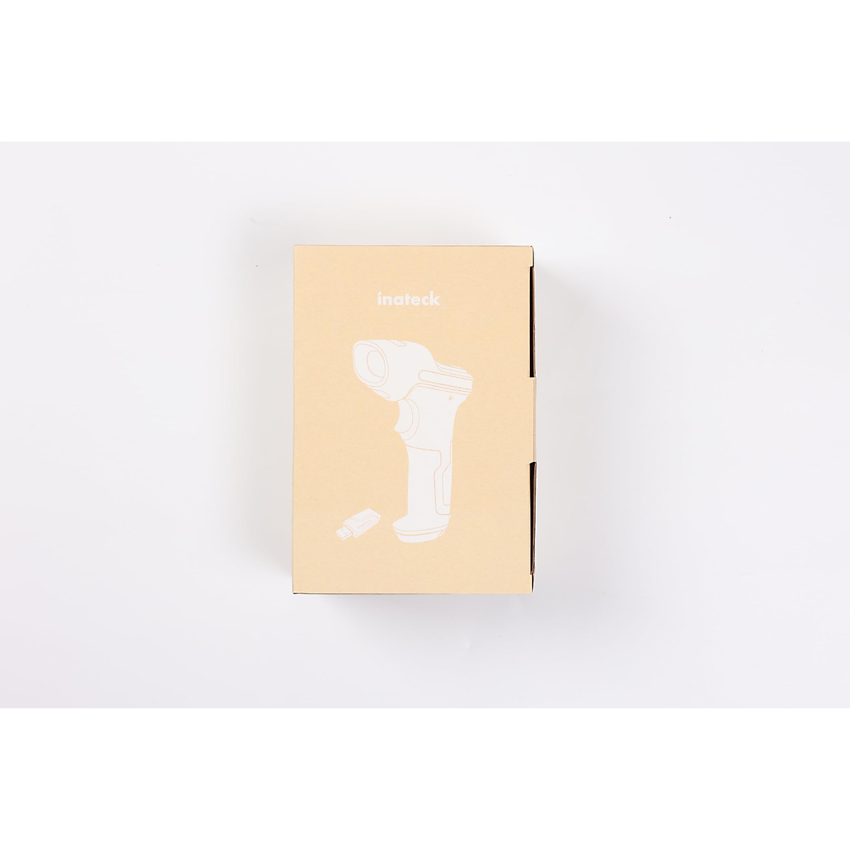 Inateck Bluetooth Barcode Scanner, 2D Wireless Barcode Scanner, Bluetooth 5.0 and 2.4Ghz Adapter, 3 in 1 Reader, Support GS1 Barcode, BCST-73 Blue White