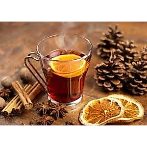 Genuine German Mulled Wine Spice Mulling Spices Mix Gluhwein - 18 x 0.5Oz Sachets - Glühwein Gewürz by Meßmer – with Helen’s Own Recipe Instruction Booklet – Winter Punch spice mix