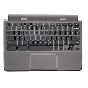 Replacement for Dell Chromebook 11 P22T 3120 Laptop Upper Case Palmrest Keyboard Touchpad Assembly Part RHFXP 0RHFXP 0R36YR R36YR Top Cover