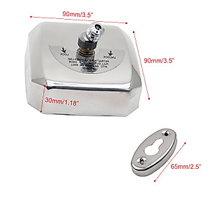 Semetall Heavy Duty 304 Stainless Steel Retractable Clothesline with Adjustable Stainless Steel Rope for Shower,12FT