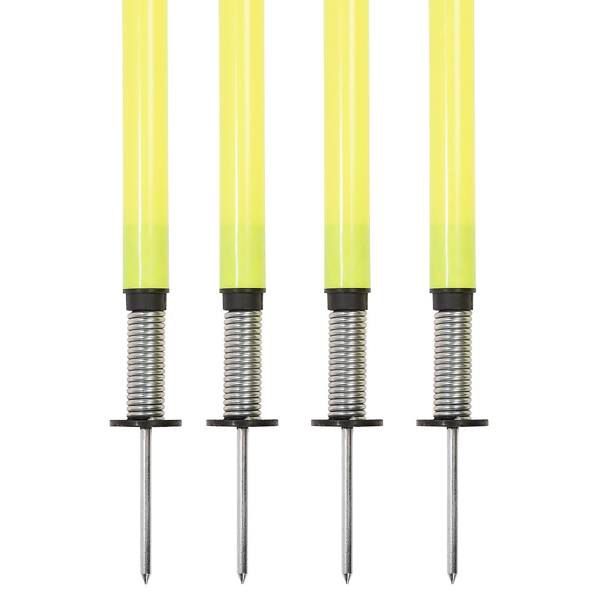 Champion Sports APSET Outdoor Agility Pole Set, Yellow