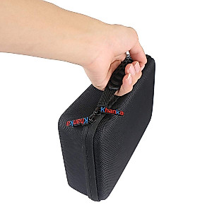 khanka Hard Battery Organizer Storage Box, Carrying Case Bag Holder - Holds 116 Batteries AA AAA C D 3V 9V with Battery Tester (BATTRIES are NOT Included.)