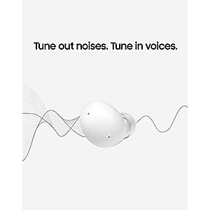 Samsung Galaxy Buds 2 True Wireless Noise Cancelling Bluetooth Earbuds - White (Renewed)