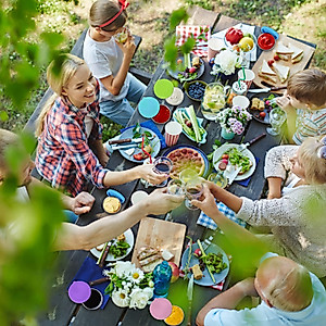 6Pack Salad Dressing Container To Go, 1.6oz Small Condiment Containers with Lids, Reusable Stainless Steel Sauce Cups Containers, Leakproof Silicone Lids for Lunch Bento Box, Picnic and Travel