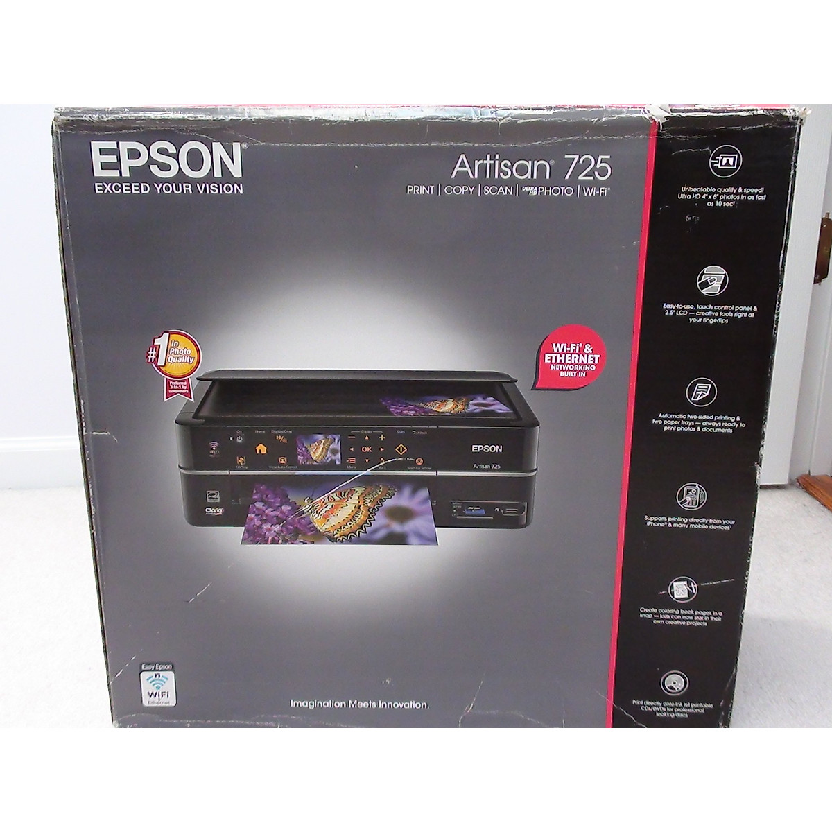 Epson Artisan 725 Color Inkjet All-In-One (C11CA74201)