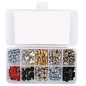228PCS Personal Computer Screw,Pc Case Screws,Motherboard Standoffs for Hard Drive Pc Case Motherboard Fan Power Graphics