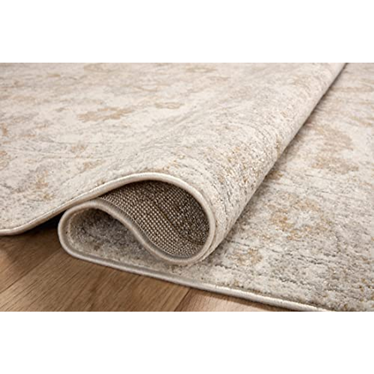 Loloi II Odette Collection ODT-03 Ivory/Beige, Traditional 7'-10" x 10' Area Rug