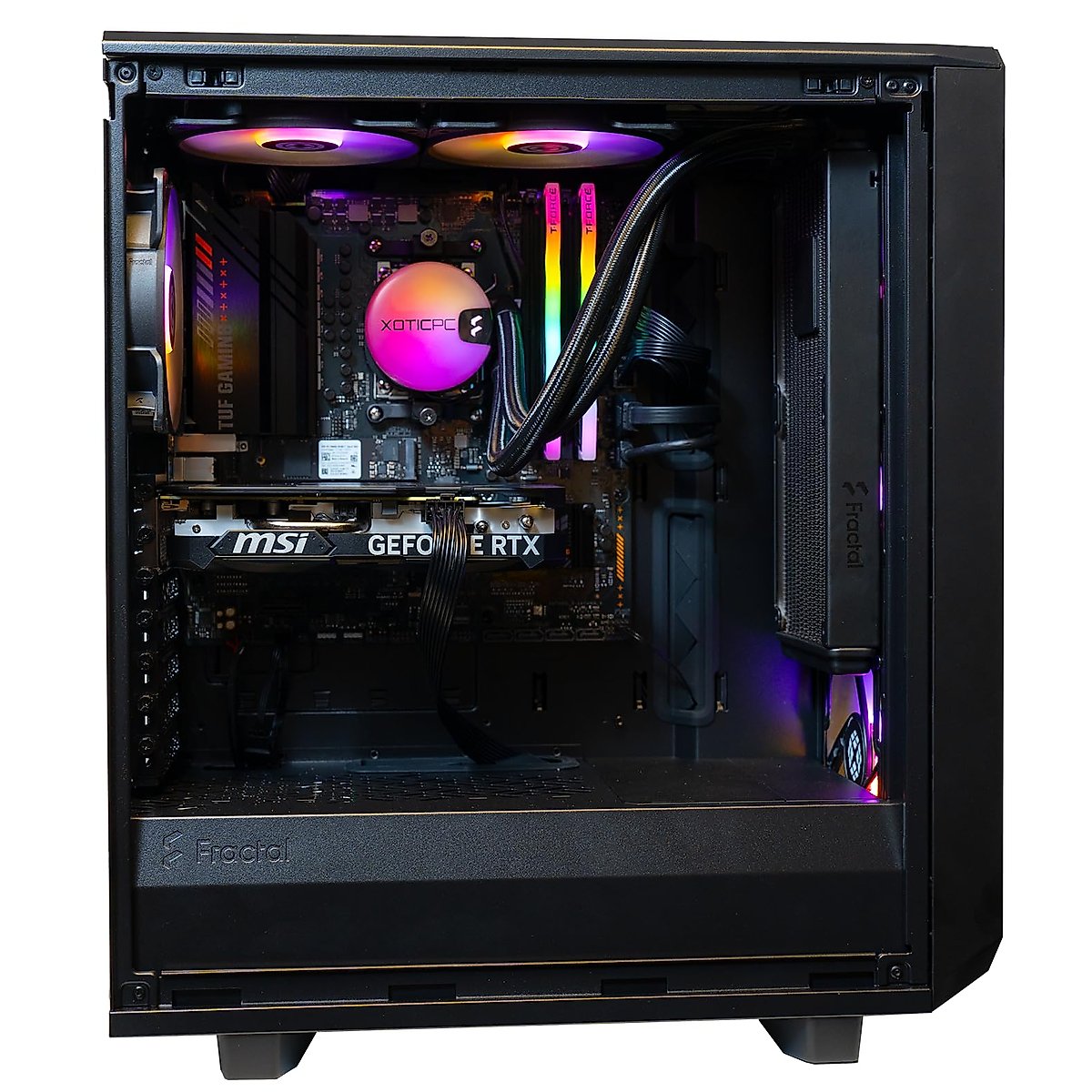 Meshify C Gaming Desktop (Intel i7 14700KF 20-Core 5.4GHz Turbo, RTX 4070 12GB, 2TB NVMe SSD, 16GB DDR4, Win 11H) Gamer Computer PC