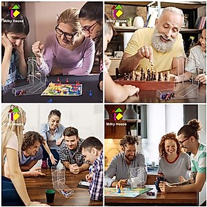 Dice Tower, Dice Rolling Tower Kit with Double Sided Matte Protective Film, Please Tear Off Before Use & Tray Collapsible Portable Easy Roller for Desktop Board Game,RPG, D&D & Foxta