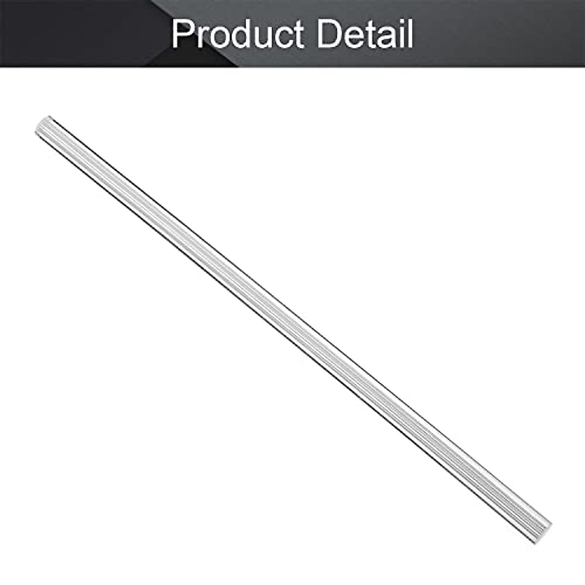 Fielect White Straight Line Acrylic Round Rod Standard Plexiglas Tolerance Lightweight for DIY 10mm Diameter 250mm Height 1Pcs