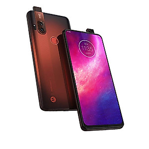 Motorola One Hyper 128GB Deep Sea Blue/Dark Amber/Fresh Orchid GSM Unlocked Only (AT&T & T-Mobile Only) (Dark Amber) (Renewed)